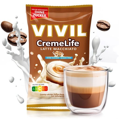 Vivil Cremelife Latte - Sukkerfri drops | Herba Plus produkter ...